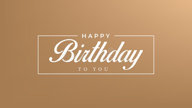 Happy Birthday Text Vector, Happy Birthday Text Template. Birthday ...