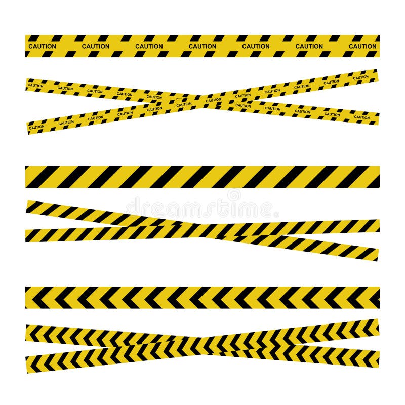 Social Distancing Tape. Warning Tape. Caution Yellow Danger Tape ...