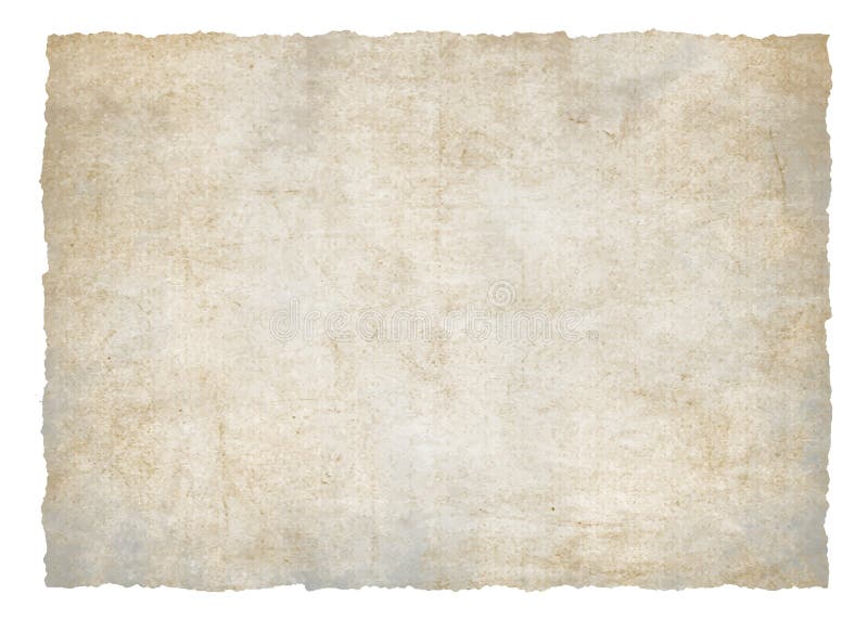 Vintage Worn Paper Texture with Ripped Torn Edges. Old Parchment ...