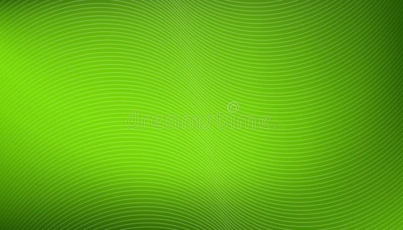 Abstract Green Gradient Color Background with Wavy Lines. Green Vector ...