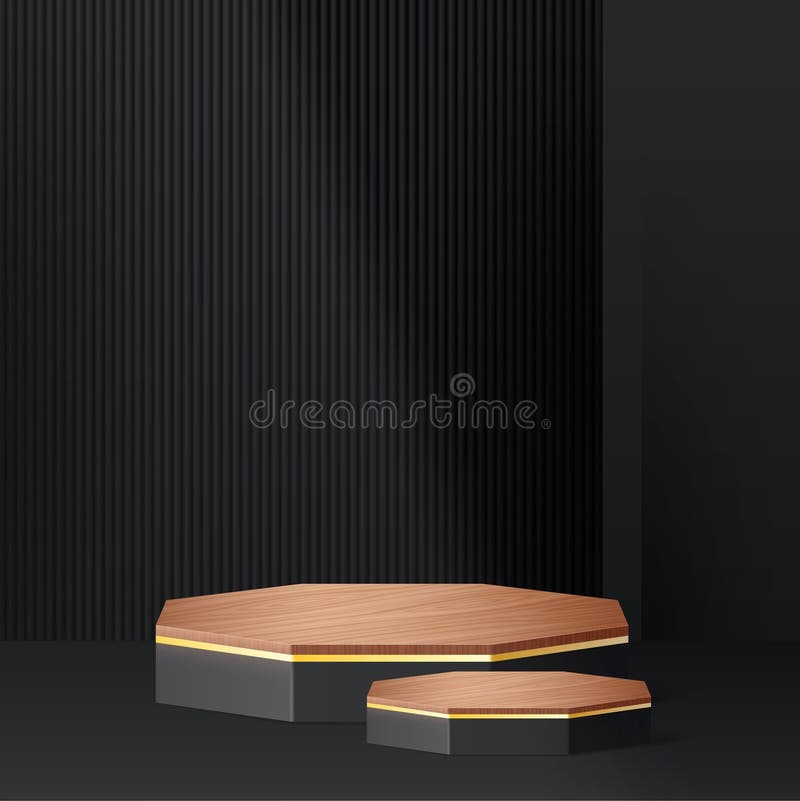 Wooden Podium Stages and Product Showcase Platform with Wood Covers and ...