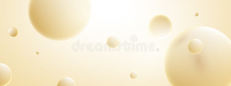 3D Ball Abstract Background. Soft Gradient with Minimal Bounce Ball ...