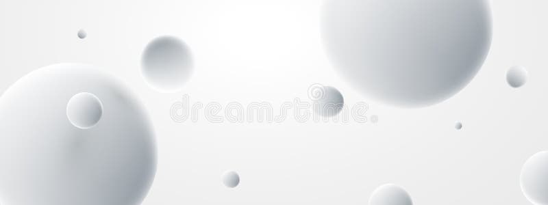 3D Ball Abstract Background. Soft Gradient with Minimal Bounce Ball ...