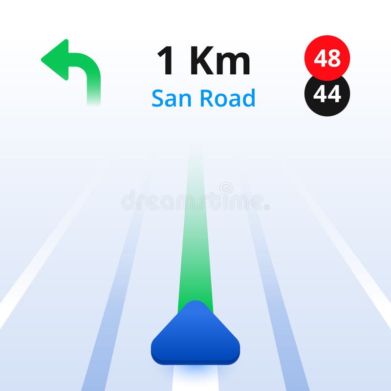 Map Navigation with Road and Sign. Navigation Logo Design. Navigating ...