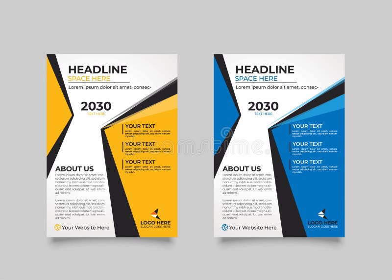Modern and Impactful Business Flyer Templates. Stock Vector ...