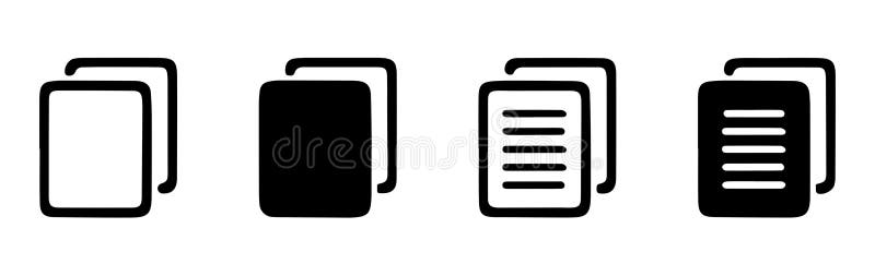 Copy Files Icon. Copy Paste Text Icon for Websites, Apps ,UI or UX ...