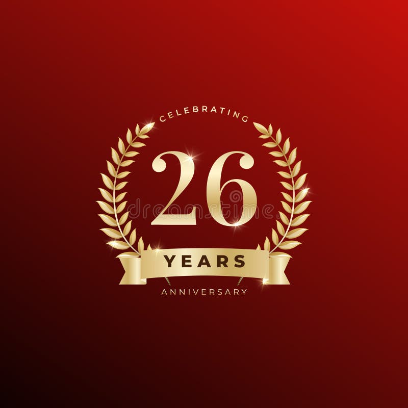 26th Anniversary Celebration, 26 Year Anniversary Celebration on Red ...