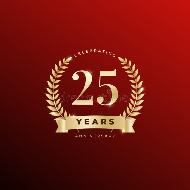 25th Anniversary Celebration, 25 Year Anniversary Celebration on Red ...