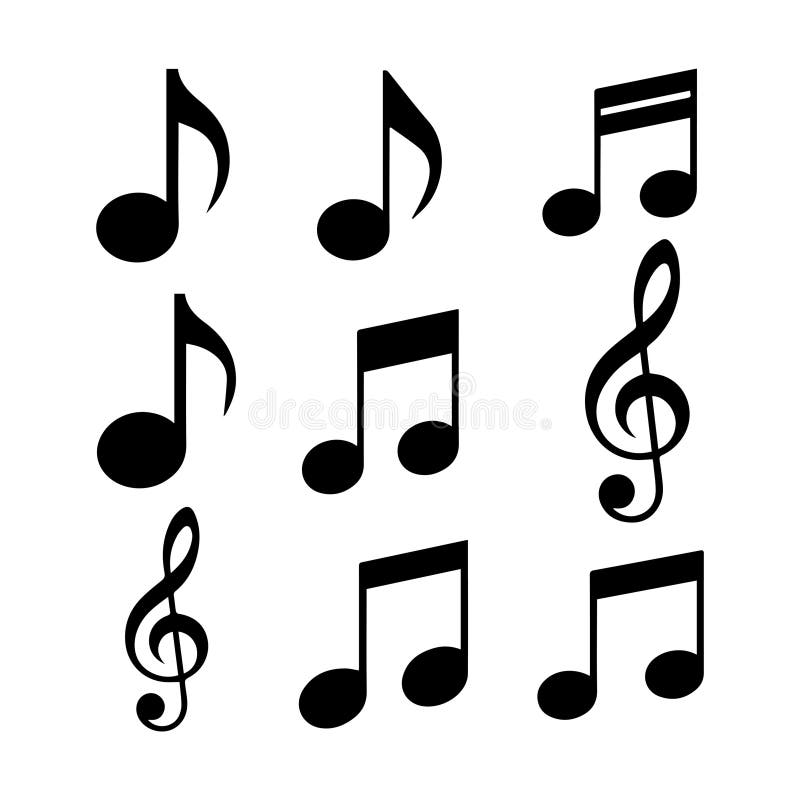 Cartoon Sharp Music Note Stock Photos - Free & Royalty-Free Stock ...
