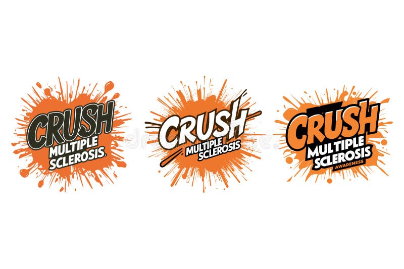 Crush Multiple Sclerosis T-Shirt - Bold MS Awareness Tee with Vibrant ...