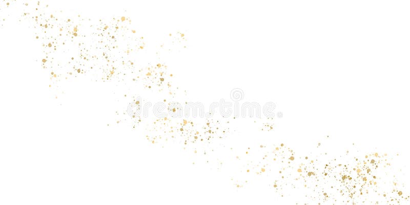 Gold Glitter Shiny Particles, Glow, Golden Splatter. Festive Golden ...