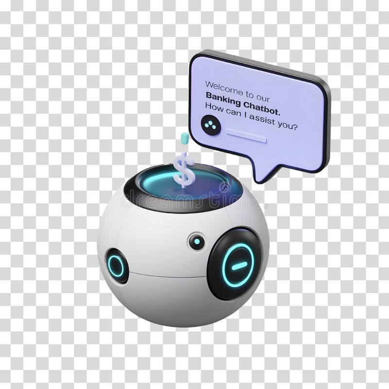 3D Robot Finance Assistant Icon PNG – AI Bot with Dollar Sign for ...