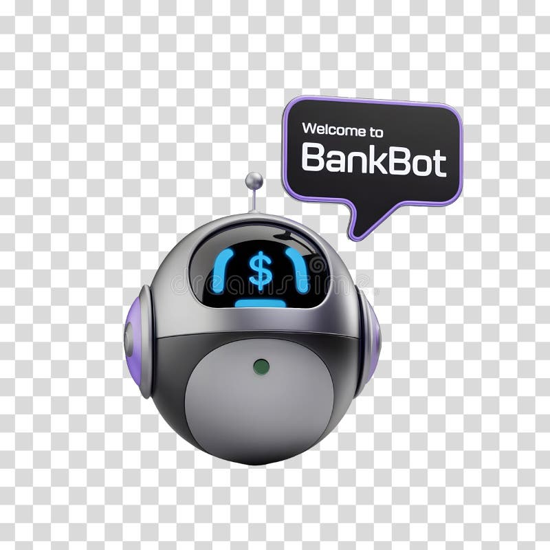 3D Robot Finance Assistant Icon PNG – AI Bot with Dollar Sign for ...