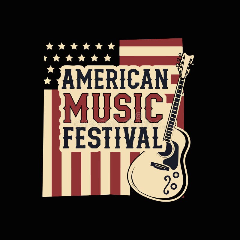 Acoustic Music Time Logo Concept Stock Vector - Illustration of logo ...