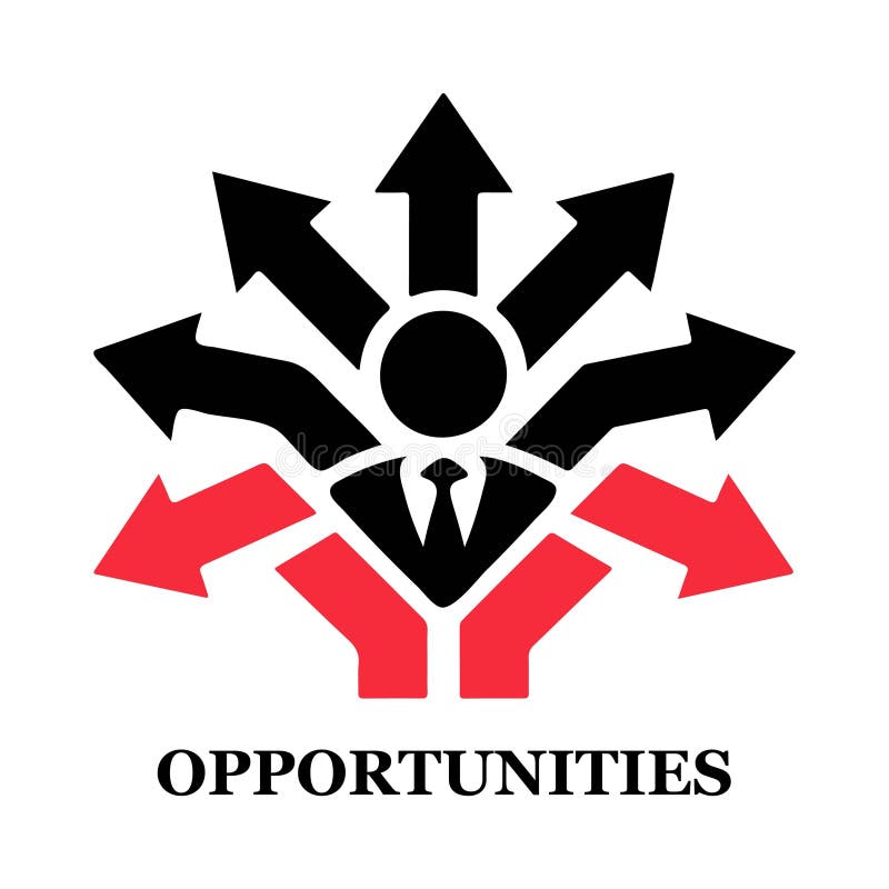 Business Opportunities Concept Career Path and Decision-Making ...