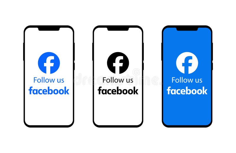 Follow Us Facebook Stock Illustrations – 450 Follow Us Facebook Stock ...