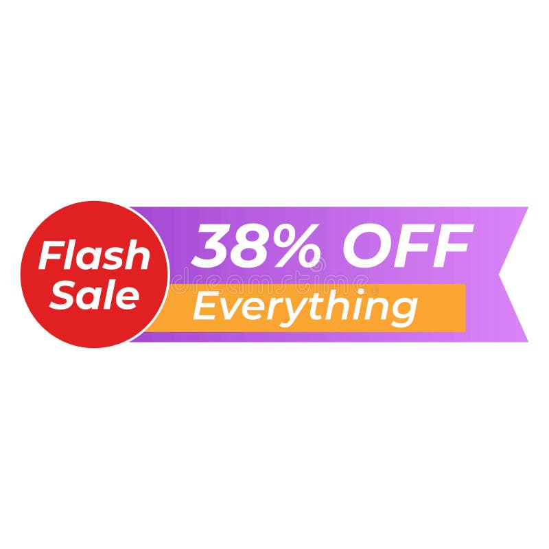 Flash Sale Banner Off Everything Flash Sale Banner a Vibrant Flash Sale ...