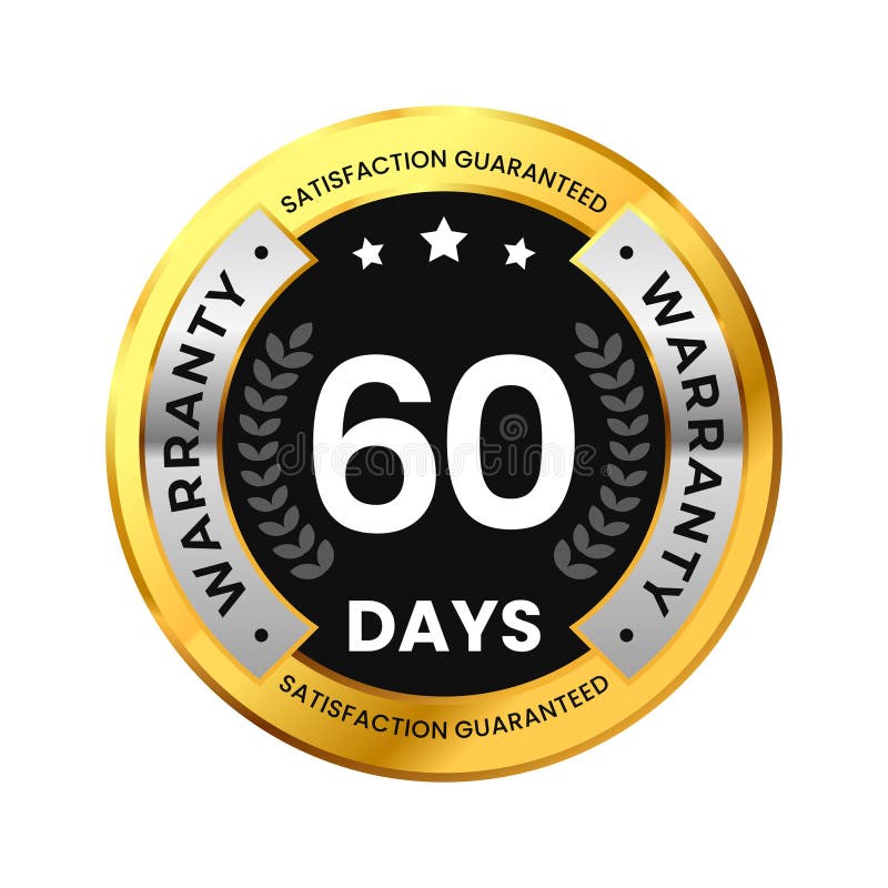 60 Days Warranty Gold Premium and Elegant Circle Design. for Product ...