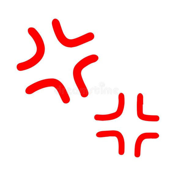 Angry Mark Cartoon Icon. Vector Illustration Eps Stock Illustration ...