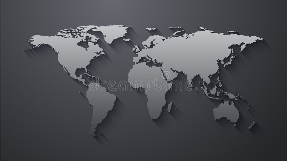 3D Globe World Map Template. 3D Wolrd Map Design for Education, Science ...