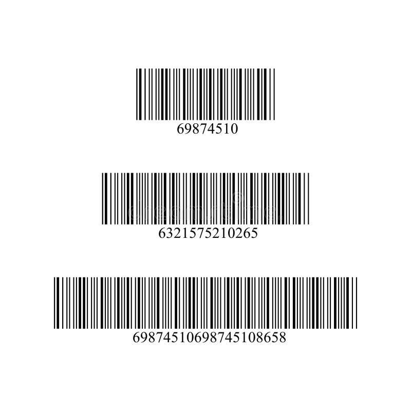 Barcode Icon Logo Design Element. Stock Vector - Illustration of ...