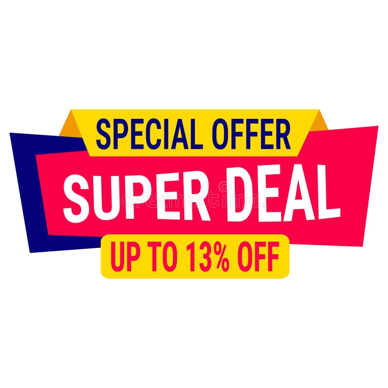 Super Deal Special Offer Up To 80 Off Banner Advertising Poster Design ...