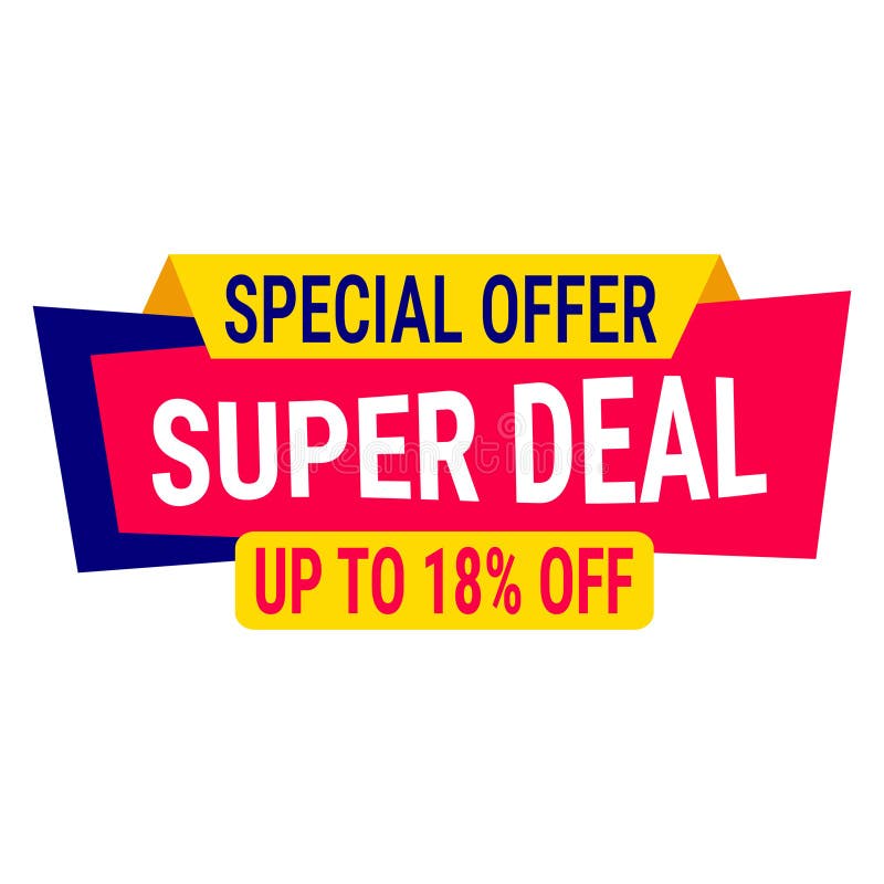 Super Deal Special Offer Up To 80 Off Banner Advertising Poster Design ...