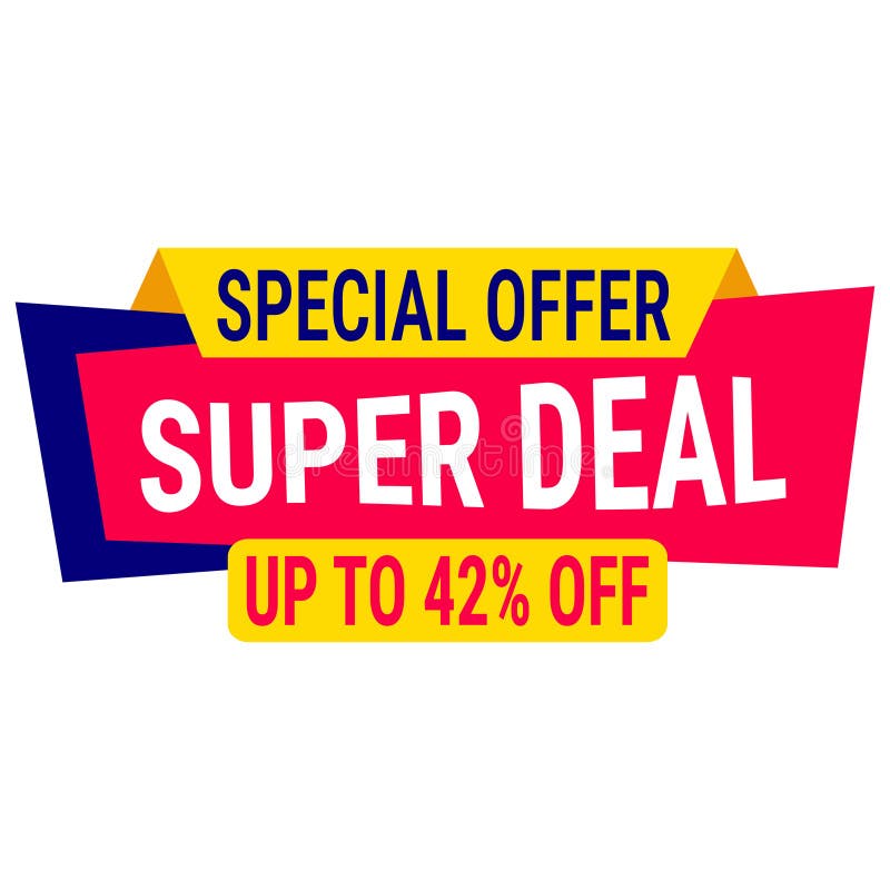 Super Deal Special Offer Up To 80 Off Banner Advertising Poster Design ...