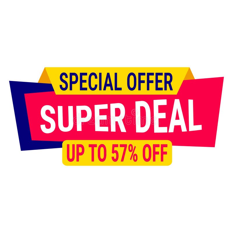 Super Deal Special Offer Up To 80 Off Banner Advertising Poster Design ...