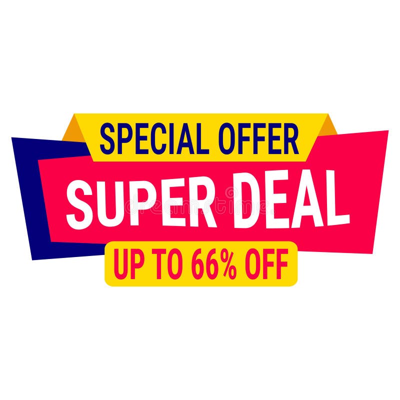 Super Deal Special Offer Up To 80 Off Banner Advertising Poster Design ...