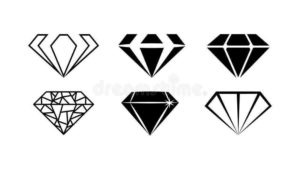 Diamond Logo Icon. Minimal Diamond Logo Design. Diamond Business Icon ...