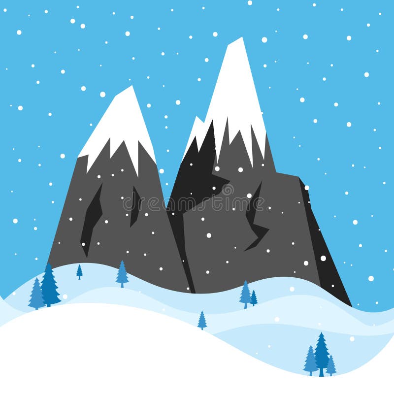 Winter Background. Winter Theme. Outdoor Travel and Tourism. Snowy ...