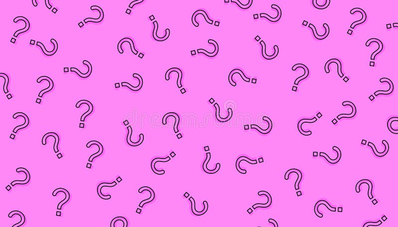 Question Mark Pattern Abstract Background. Question Marks Doodle Icons ...