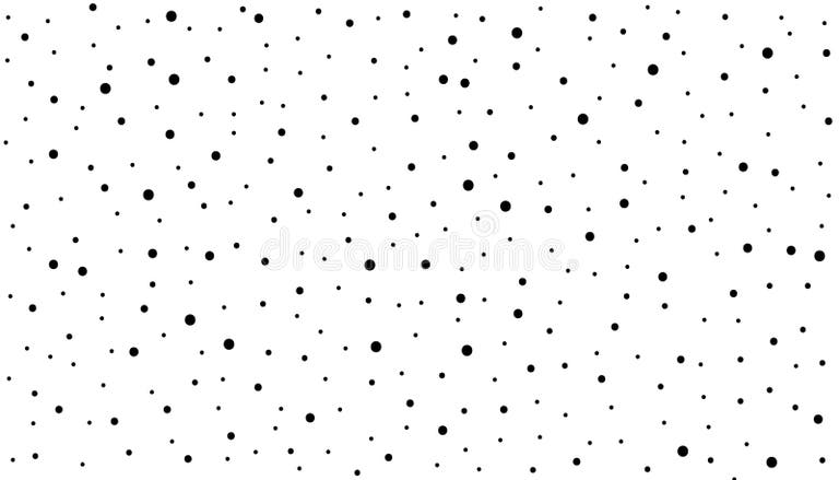 Vector Dot Pattern. Unusual Dots Seamless Pattern Stock Vector ...