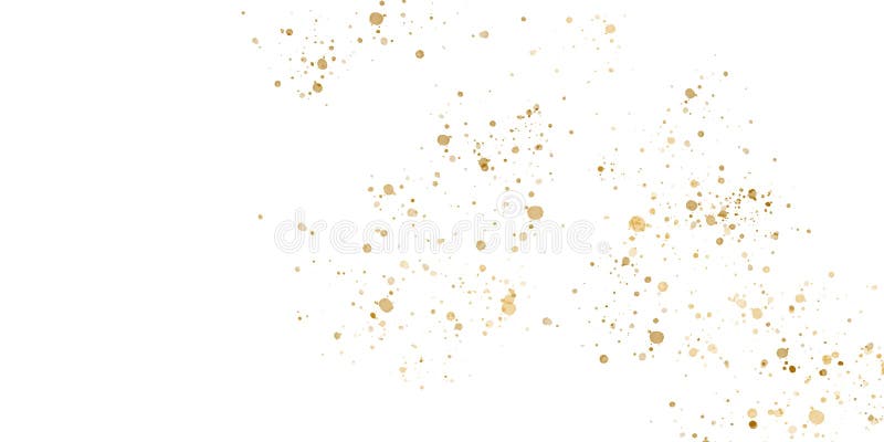 Gold Glitter, Shiny Shimmering Particles, Golden Splatter. Festive ...