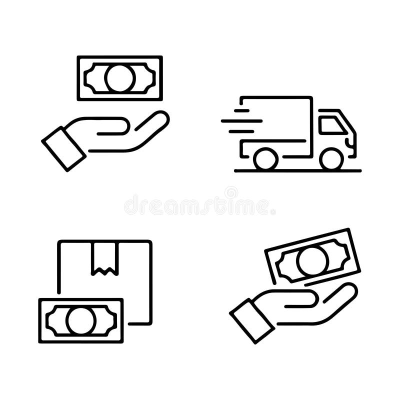 Delivery and Payment stock vector. Illustration of large - 269910478