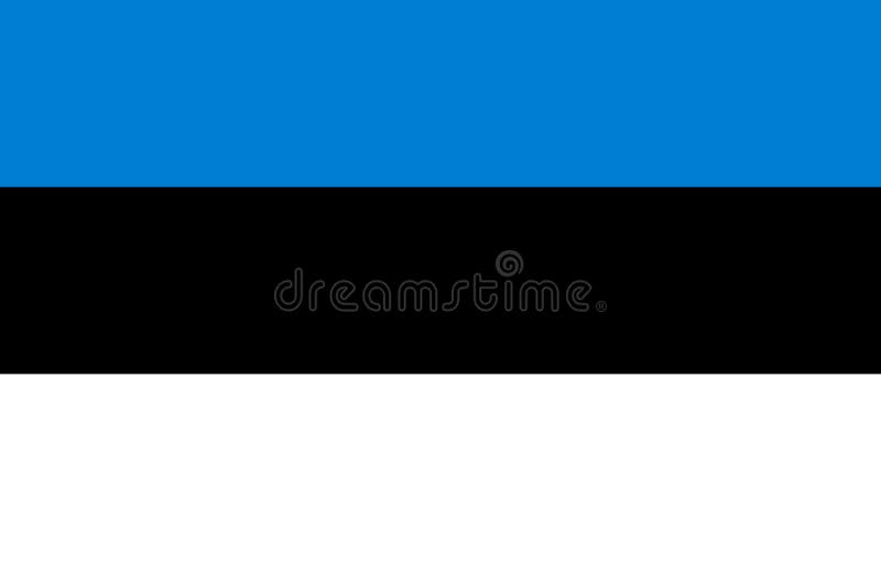 Flag of Estonia. Estonia Flag Official Colors and Proportion Digital ...