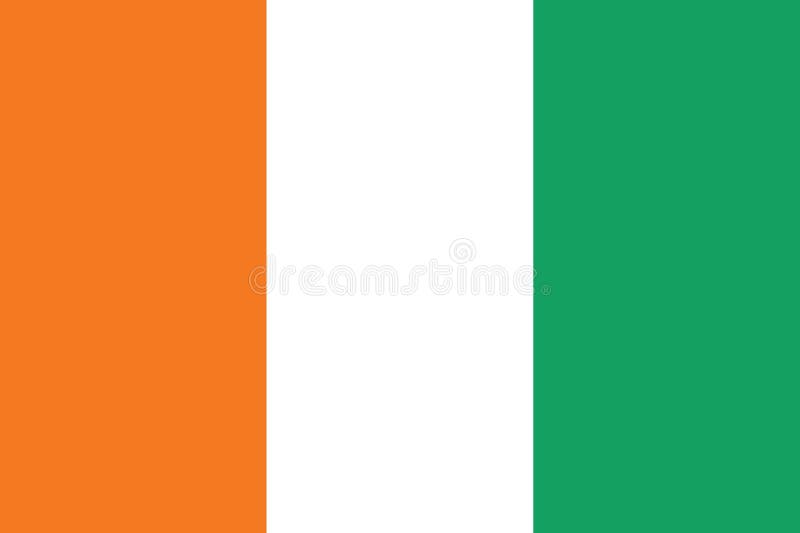 Flag of Cote D Ivoire. Cote D Ivoire Flag Official Colors and ...