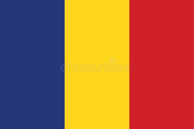 Flag of Romania. Romania Flag Official Colors and Proportion Digital ...