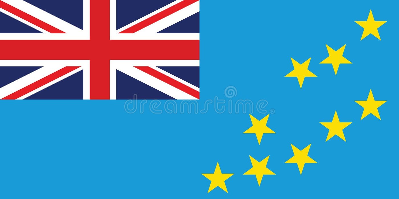 Tuvalu Flag Horizontal Web Banner Stock Illustrations – 7 Tuvalu Flag ...