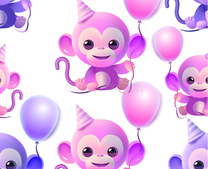 Patternpink Monkey Stock Illustrations – 1 Patternpink Monkey Stock ...
