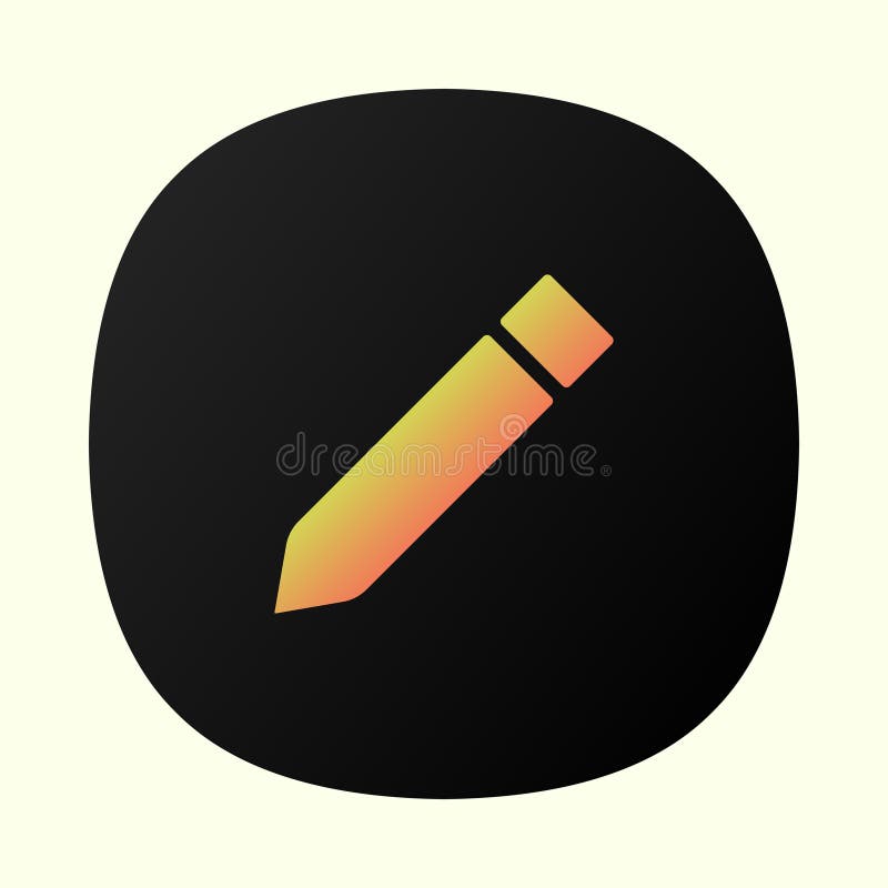 Drawing app icon stock vector. Illustration of pencil - 383833873