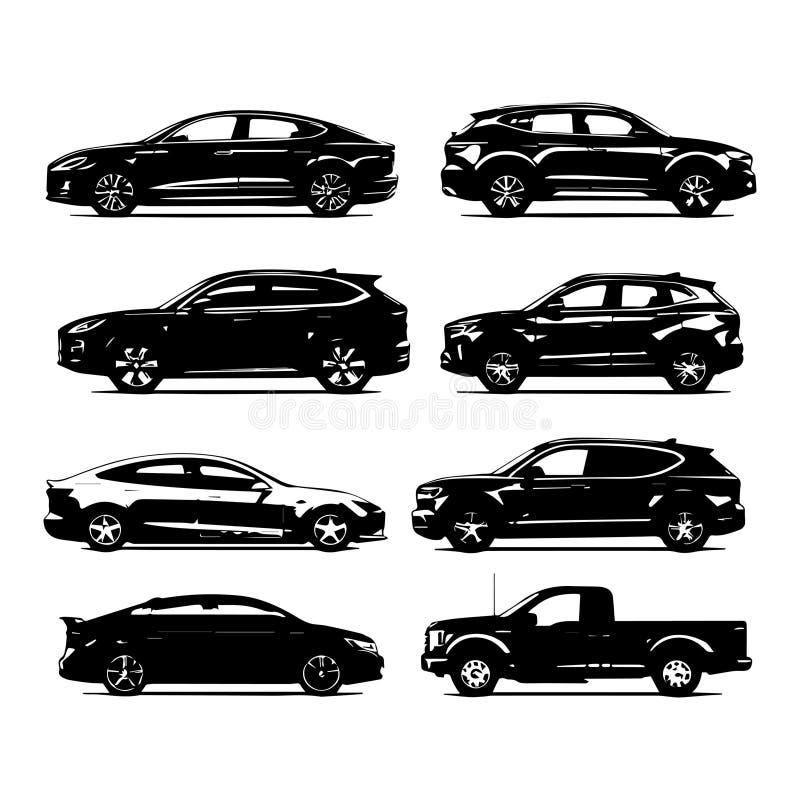 Different Body Car Types Stock Illustrations – 65 Different Body Car ...