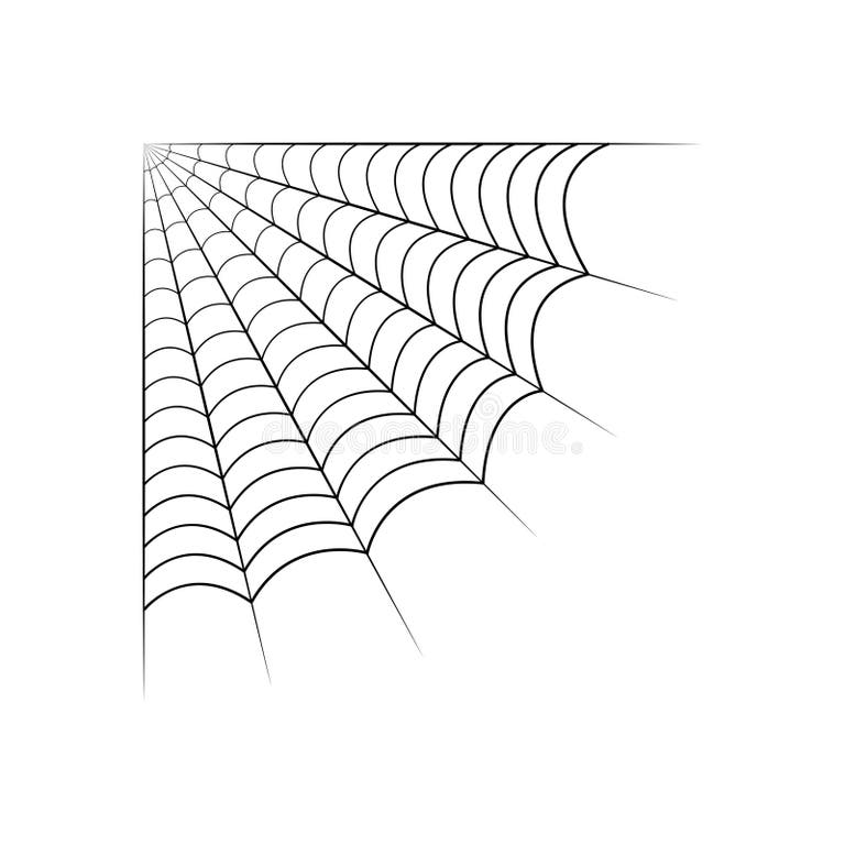 Corner Spider Web Clipart Stock Illustrations – 728 Corner Spider Web ...