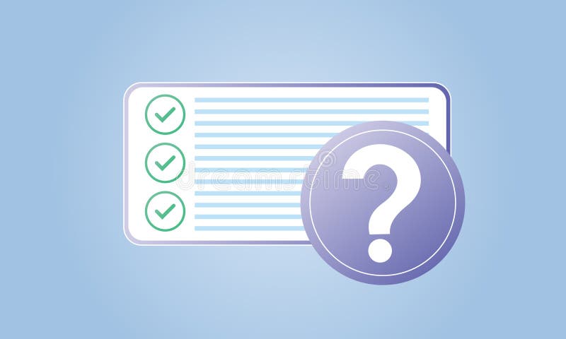 Quiz logo with exam test stock vector. Illustration of design - 386514808