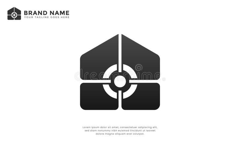 Home target logo stock illustration. Illustration of agency - 387130805