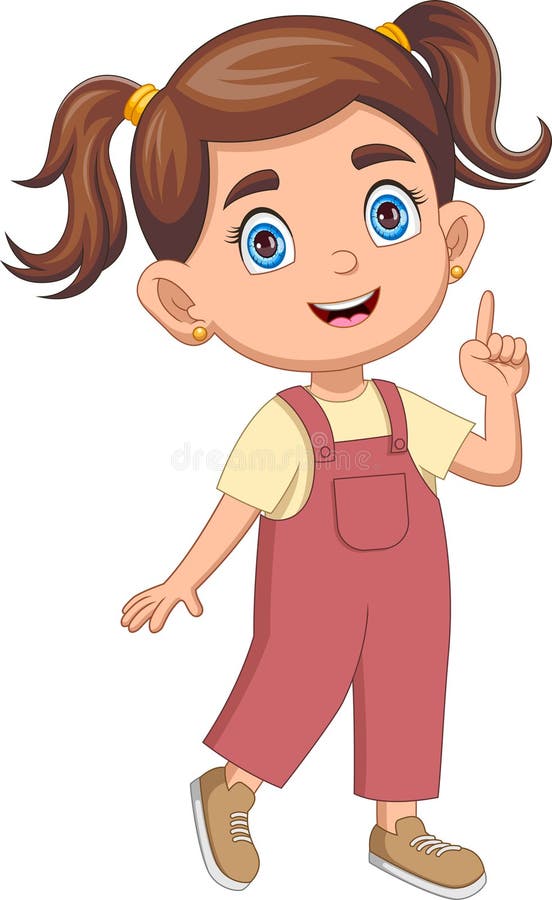 Little Girl Cartoon Figure