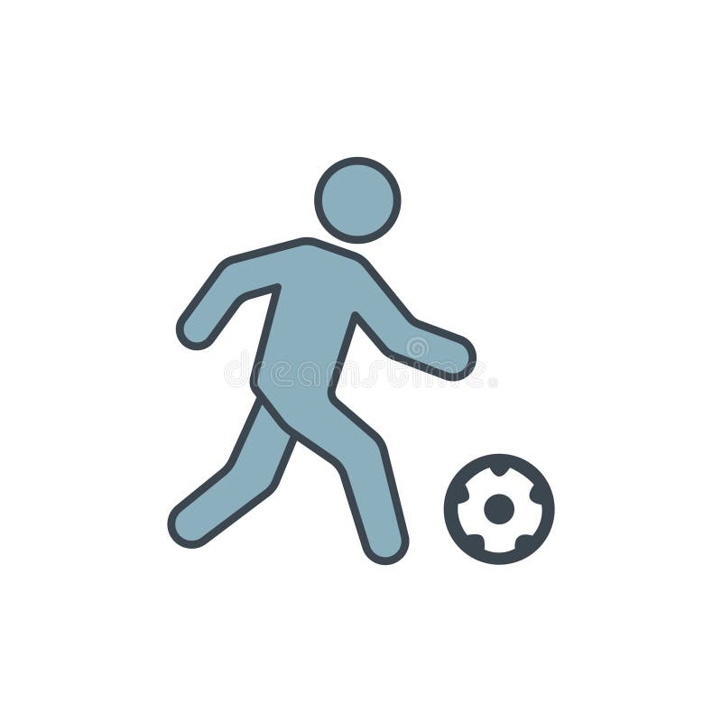Player Dribbling Ball stock illustration. Illustration of organ - 391987115