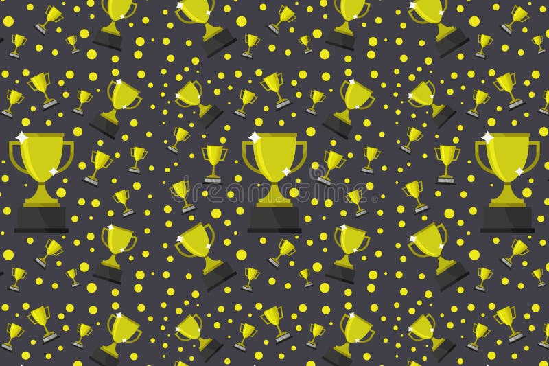 Textured trophy pattern stock illustration. Illustration of trophy ...