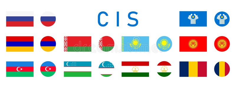 Flags Countries of the World As a Sign of Pacifism Stock Illustration ...